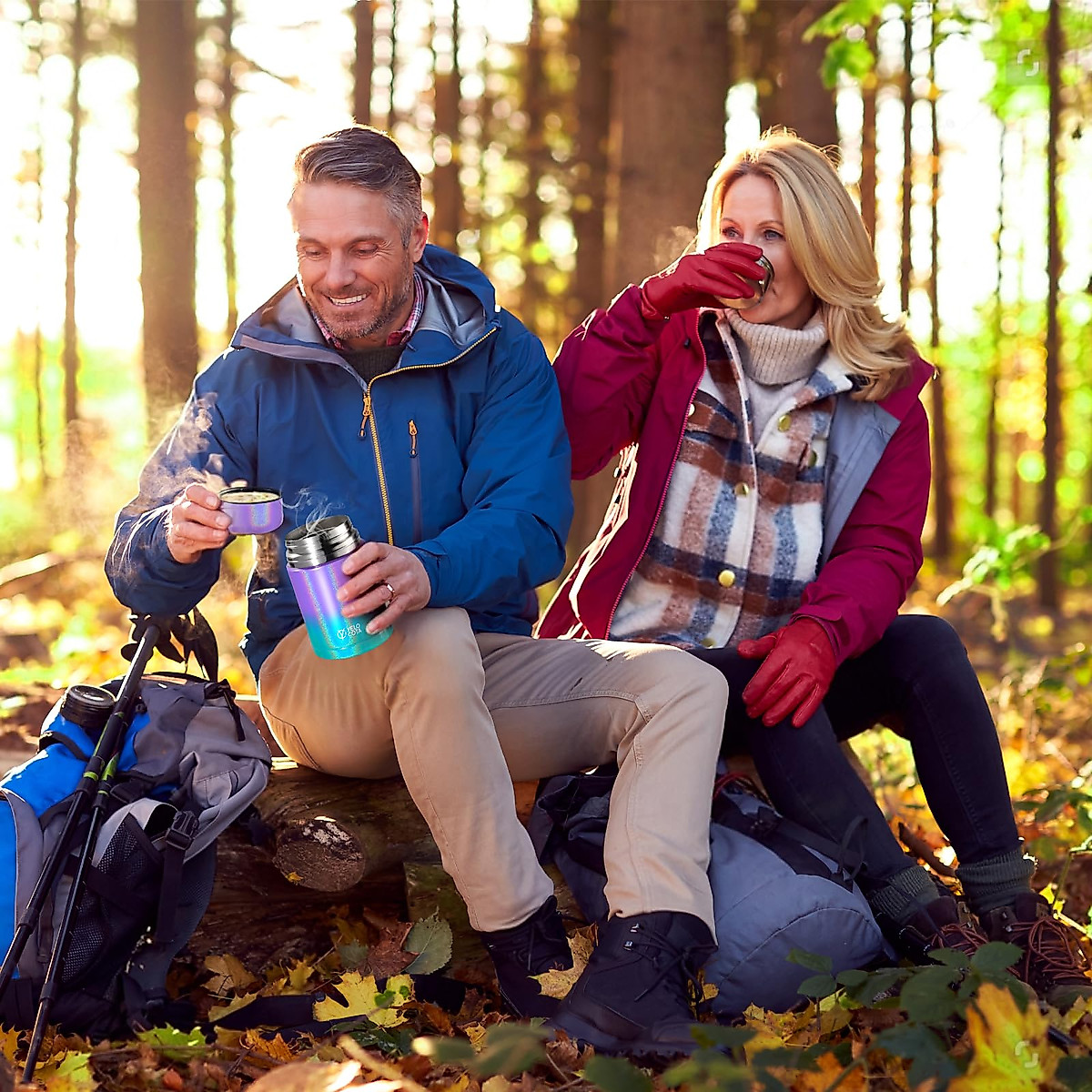 Yelocota Food Jar,27Oz Vacuum Insulated Stainless Steel Lunch Thermos, Leak Proof Wide Mouth Soup Containers,Food Flask for Hot or Cold Food