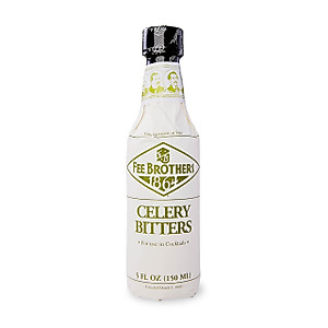 Fee Brothers Celery Cocktail Bitters - Aromatic Cocktail Mixer & Concentrated Flavoring, Gluten Free, Vegan-Friendly, 5 fl oz