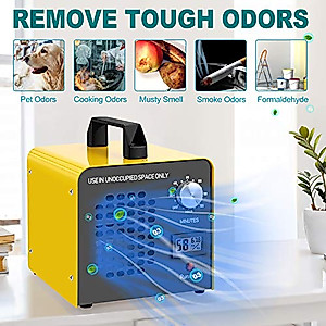 Ozone Generator 10,000 mg/h High Capacity Ionizer Air Purifier Ozone Machine Odor Removal for Home, Hotels, Basement, car, bar and Farms