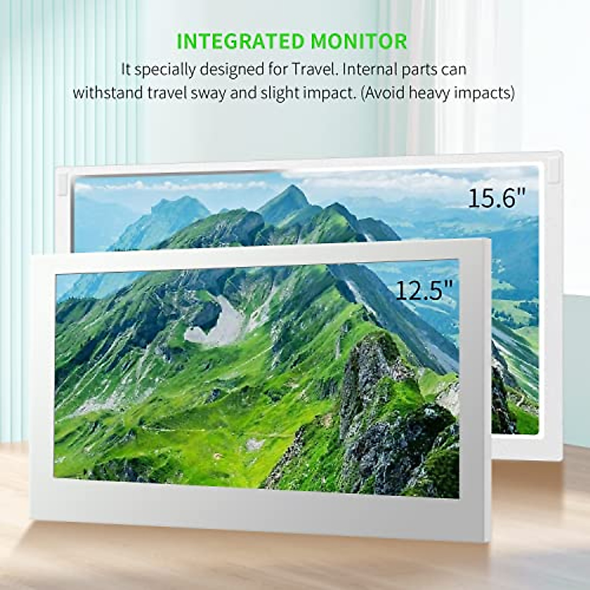 G-STORY 15.6" Portable Monitor 144Hz for Xbox Series S 2K Portable Gaming Monitor IPS Screen for Xbox Series S（not Included） with Two HDMI, HDR, Freesync Game Mode Travel Monitor