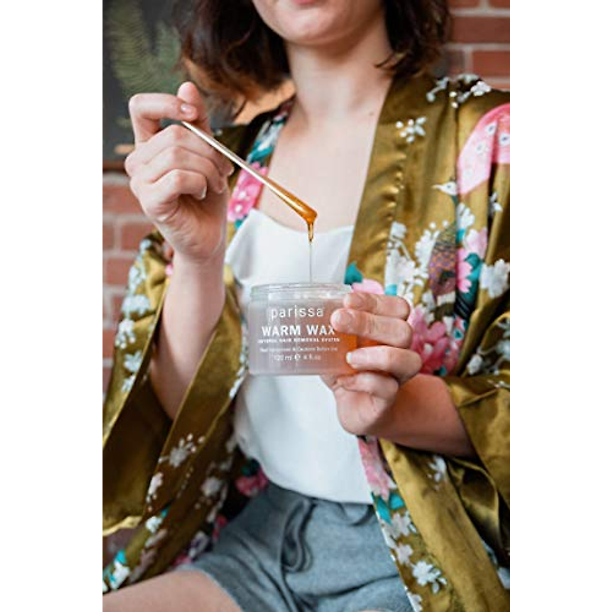 Parissa Natural Hair Remover Microwaveable Warm Wax, 4 Fl.Oz