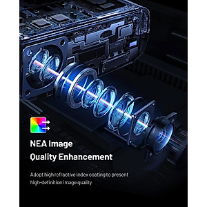 Mini Projector, Upgraded CiBest Native 1080P Portable Projector 10000L, Outdoor Projector for Home Theater Movie Projector, Projector 4K Compatible with HDMI, VGA, USB