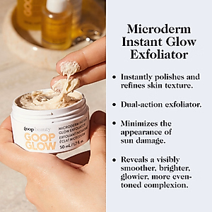 goop Beauty Microderm Exfoliator | Microdermabrasion Scrub to Smooth Textured Skin | Physical & Chemical Exfoliant | Micro-Exfoliating Minerals & Glycolic Acid | 1.7 fl oz