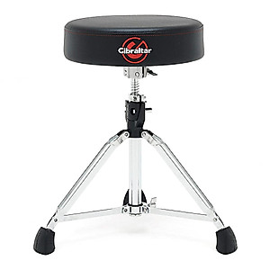 Gibraltar Round Vinyl Drum Throne, Multicolored, inch (9608)