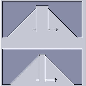 Chamfer Guide for a Stanley No. 9-1/2 Block Plane, 1/4"