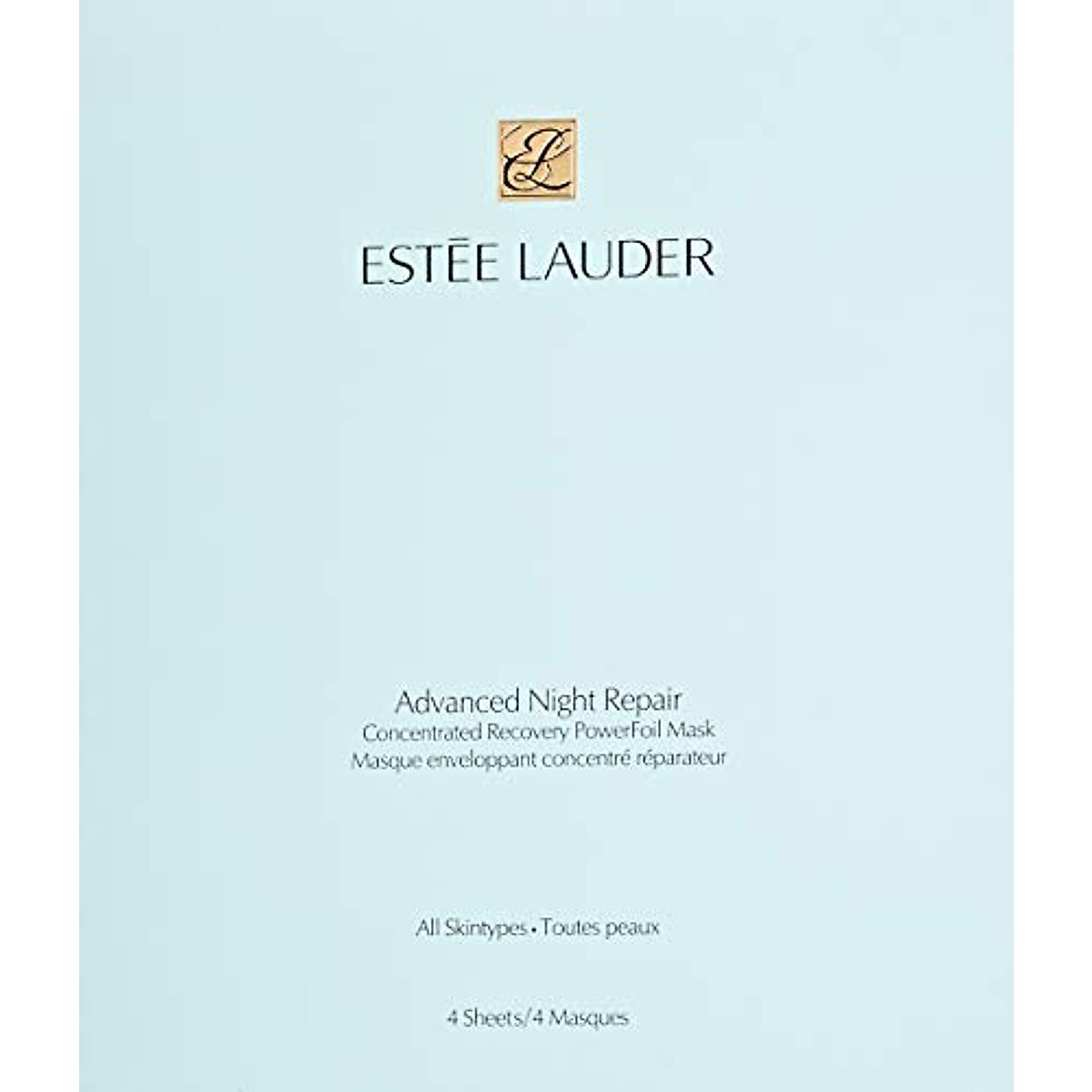 Estee Lauder Advanced Night Repair Concentrated Recovery Power Foil Mask, 4 Count, clear
