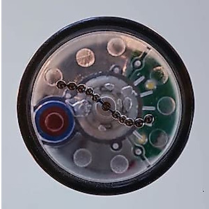 Wakit Electric Herb Grinder - Single Press Grind - Easy to Use, Fast and Custom Grind Consistency - LED Lighted Grinding Chamber