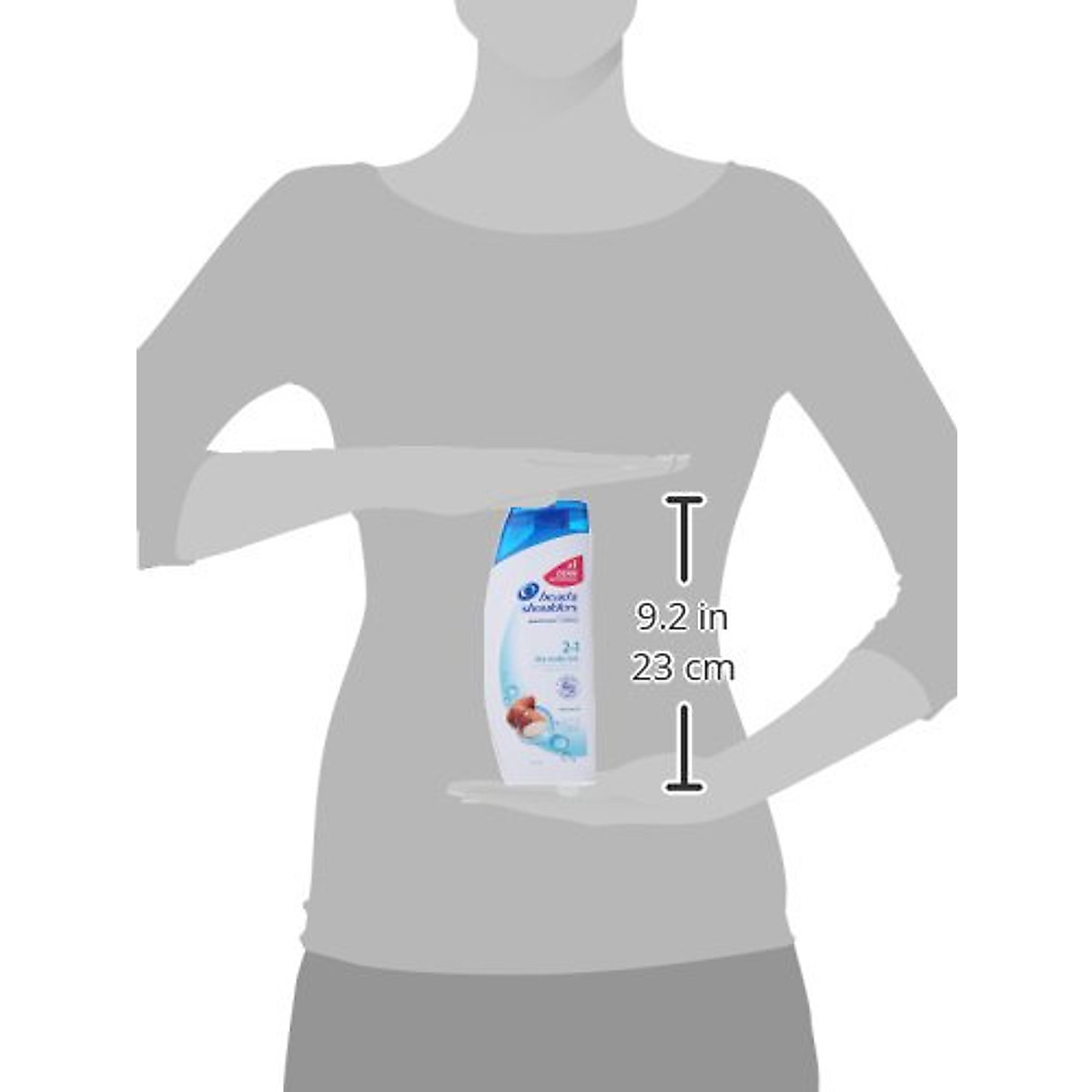 Head and Shoulders Dry Scalp Care Anti-Dandruff 2 in 1 Shampoo & Conditioner, 23.7 fl oz