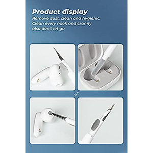 Cleaner Kit for Airpod, Earbud Cleaning Putty Remove Ear Wax, Bluetooth Earbuds Cleaning Kit with Soft Brush for Airpod Pro iPad Laptop Wireless Earphones Charging Case Camera Mobile Phone DEVENTORZ