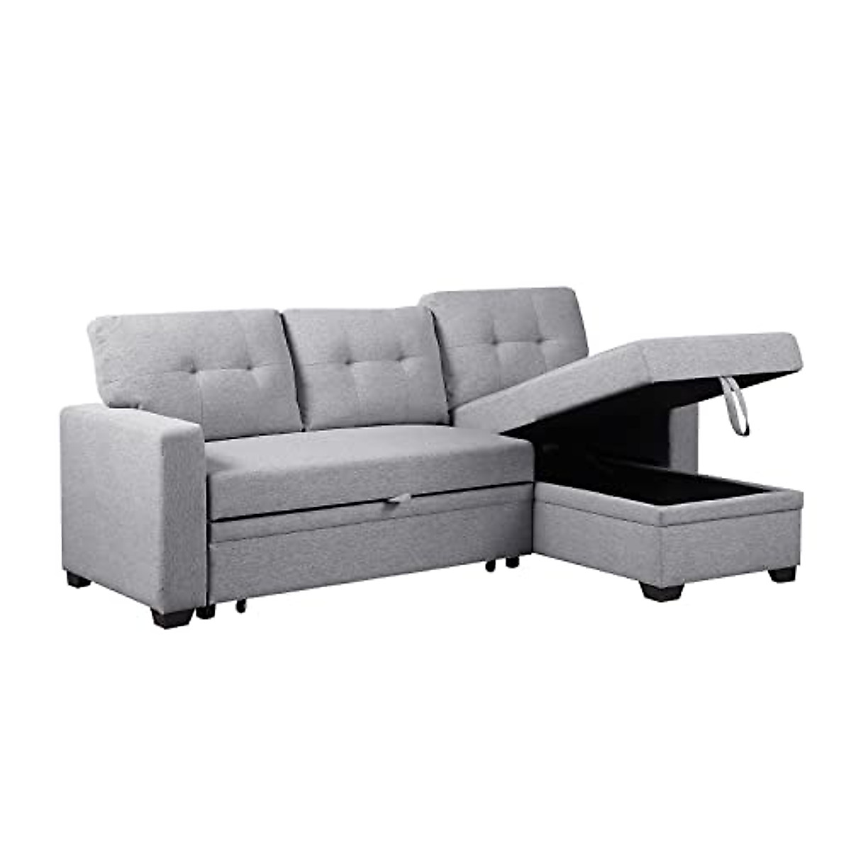 Devion Furniture DVV-5012 Sofabed, Light Gray