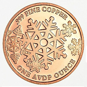 Christmas Series ~ Santa Claus is Coming to Town 1 oz .999 Pure Copper Round/Challenge Coin