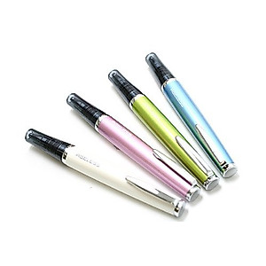 PILOT Ageless Present Collection Ballpoint Pen, Lime Green Barrel, Blue Ink, Medium Point (61022)