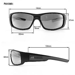 U.S. Polo Assn. mens Pa1009 UV Protective Frosted Arm Rectangular Sunglasses for Men Classic Gifts Men 80 mm, Black & Blue, mm US