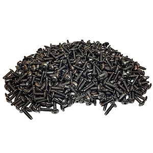 RackGold® 10-32 Square Drive Rack Screws (500 Pack) USA Made