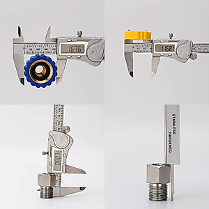 MEASUREMAN Electronic Digital Caliper Micrometer Measuring Tool Stainless Steel Vernier,IP54 Waterproof Protection Design,0-6 Inch/0-150 mm