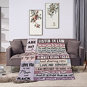 Fleece Cherished Sisters Bond Throw Blanket - Warm Flannel Fleece - Sentimental Sibling Gift