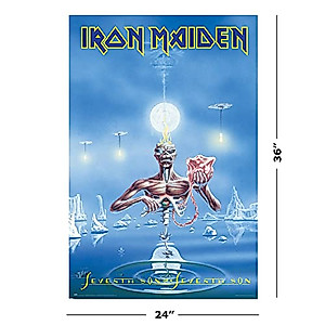 Iron Maiden - Music Poster (Seventh Son Of A Seventh Son - Album Cover) (Size: 24" x 36")