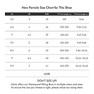 Clorts Women’s hiking camping Boots Waterproof Breathable High-Traction Grip Backpacking Hiker Shoes HKM-822E US 9 Purple