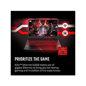 acer Nitro 5 AN515 15.6" FHD 144Hz IPS Premium Gaming Laptop, Intel Quad-Core i5-10300H, 16GB RAM, 512GB PCIe SSD, NVIDIA GeForce RTX 3050 4GB, Backlit Keyboard, Windows 10 Pro + HDMI Cable, Black
