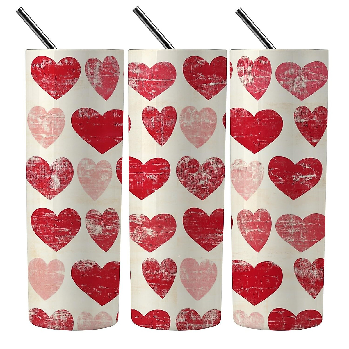 Medpol love kisses valentines insulated tumblers coffee cup Gift，love kisses valentines Drinking Glasses-Tea Cup-Coffee Mug tumbler with lid and straw 20 oz insulated tumbler cups