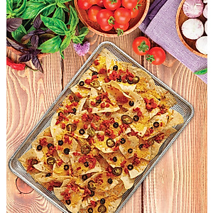 Mrs. Anderson’s Baking Non-Stick Crisping Pan, US Half Size, BPA Free, PFOA Free, 13-Inches x 18-Inches