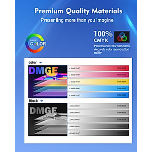 DMGE 410A Toner Cartridge - Toner Replacement for HP 410A CF410A 410X Compatible with HP Color Laserjet Pro MFP M477fnw M477fdw M452nw M452dn,Color Laserj Pro M477 M452 Series |(Black, 2 Pack)