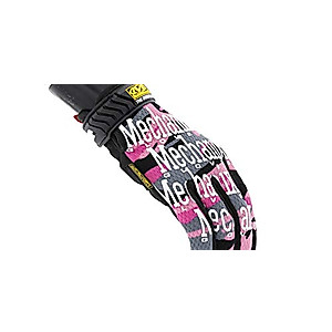 Mechanix Wear: The Original Women’s Pink Work Gloves with Secure Fit, Flexible Grip for Multi-Purpose Use, Durable Touchscreen Tactical Gloves for Women (Pink Camouflage, Women's Medium)