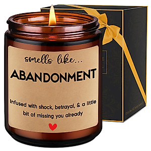 LEADO Candles - Friends Moving Away Gift, Coworker Leaving Gifts, Going Away Gifts for Coworkers Women, Men - Funny Retirement, Leaving Job, Goodbye, Farewell Gifts for Coworkers, Boss, Bestie