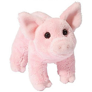 Douglas Buttons Pink Pig Plush Stuffed Animal