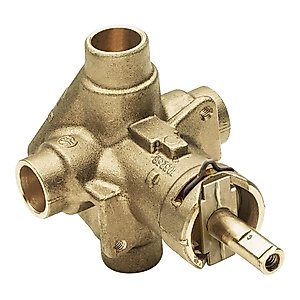 Moen Commercial Posi Temp Brass Pressure Balancing Shower Valve, 1/2-Inch CC, 8370HD