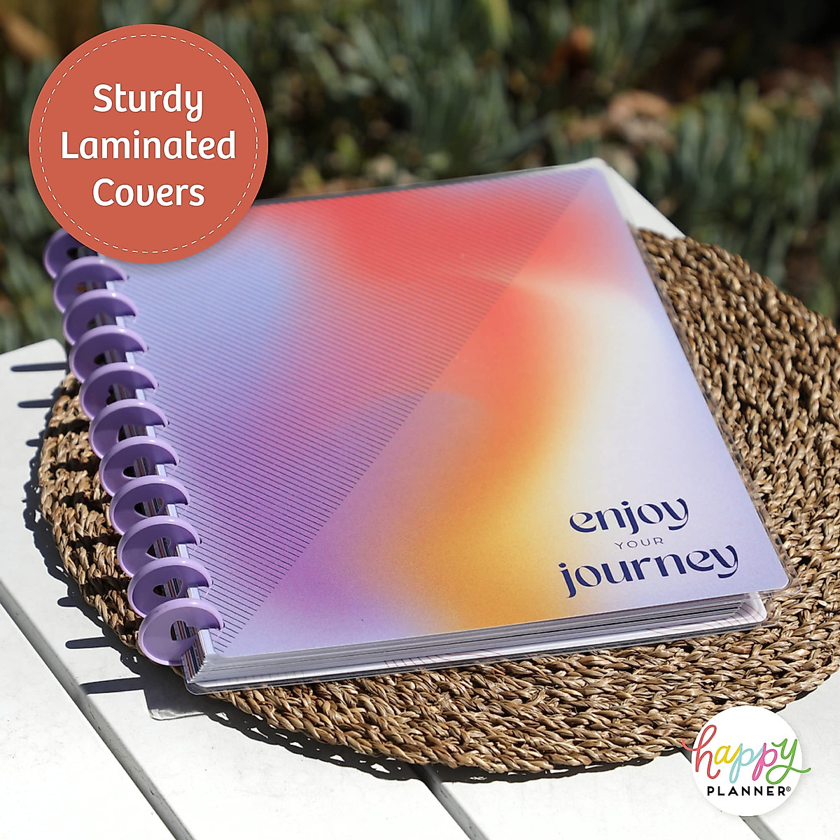 Happy Planner 2023 Daily Planner and Calendar, 12-Month Daily, Weekly, and Monthly Planner, January 2023–December 2023, Vertical Planner, Colorful Animal Theme, Big Size, 8 1/2 Inches by 11 Inches