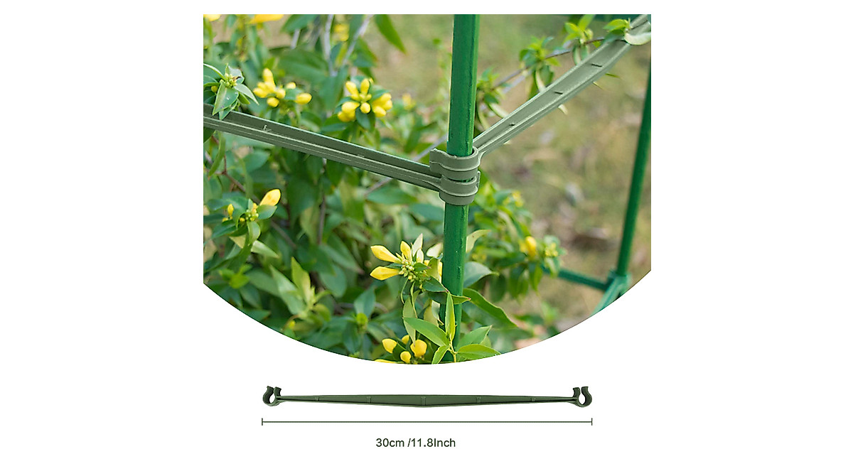 30PCS Tomato Cage Stake Arms | Expandable Trellis Connectors