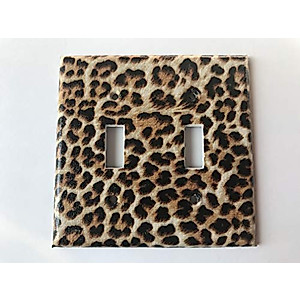 Leopard Light Switch Cover - Various Size Light Switchplates Offered