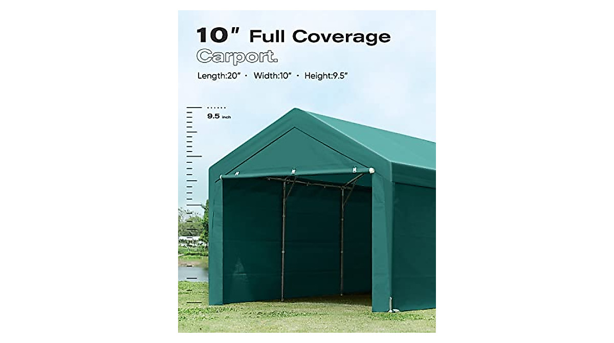FINFREE Heavy Duty Carport - Durable Canopy for Outdoor Use