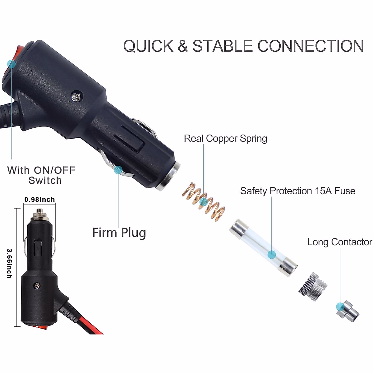 RICHOOSE Electric Heated Pad for Delivery Pizza Bag,12V 150W Food Warmer Pad, Portable Heat Pad with Car Power Plug, Built-in Thermostat 176℉,Perfect for Deliveriers of Uber Eats, DoorDash,Grubhub