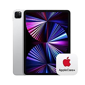 Apple 2021 11-inch iPad Pro (Wi-Fi, 1TB) - Silver with AppleCare+ (2 Years)