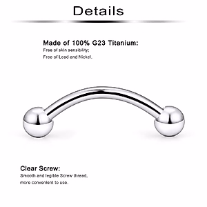 Ftovosyo 24PCS 16G Surgical Steel Snake Eyes Tongue Ring Curved Barbell Snake Bite Piercing Jewelry for Women Men Silver-Tone Rose Gold Black Rainbow Glow in The Dark 16mm 5/8 inch