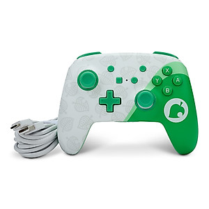 PowerA Enhanced Wireless Controller for Nintendo Switch - Animal Crossing: Nook Inc., Nintendo Switch Lite, Gamepad, Game Controller, Bluetooth Controller, Rechargeable - Nintendo Switch
