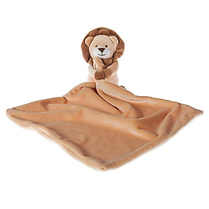 Apricot Lamb Stuffed Animals Security Blanket Yellow Lion Infant Nursery Character Blanket Luxury Snuggler Plush(Yellow Lion, 13 Inches)