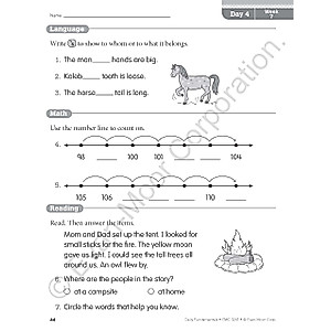 Evan-Moor Daily Fundamentals, Grade 1