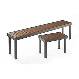 The Outdoor GreatRoom Company KW-SB Kenwood Series Patio Bench, Short