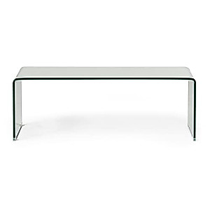 Christopher Knight Home Pazel 12mm Tempered Glass Coffee Table, Clear