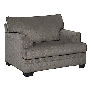 Signature Design by Ashley Dorsten Contemporary Chair and a Half, 40"D x 51"W x 38"H, Gray