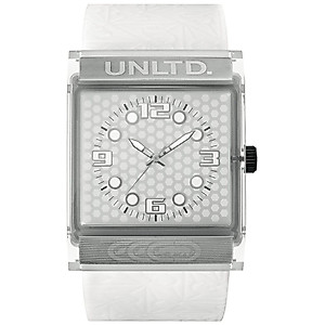Marc Ecko Men's E08513G4 The Zero G Moulded Repeat Logo Pattern on Strap Watch