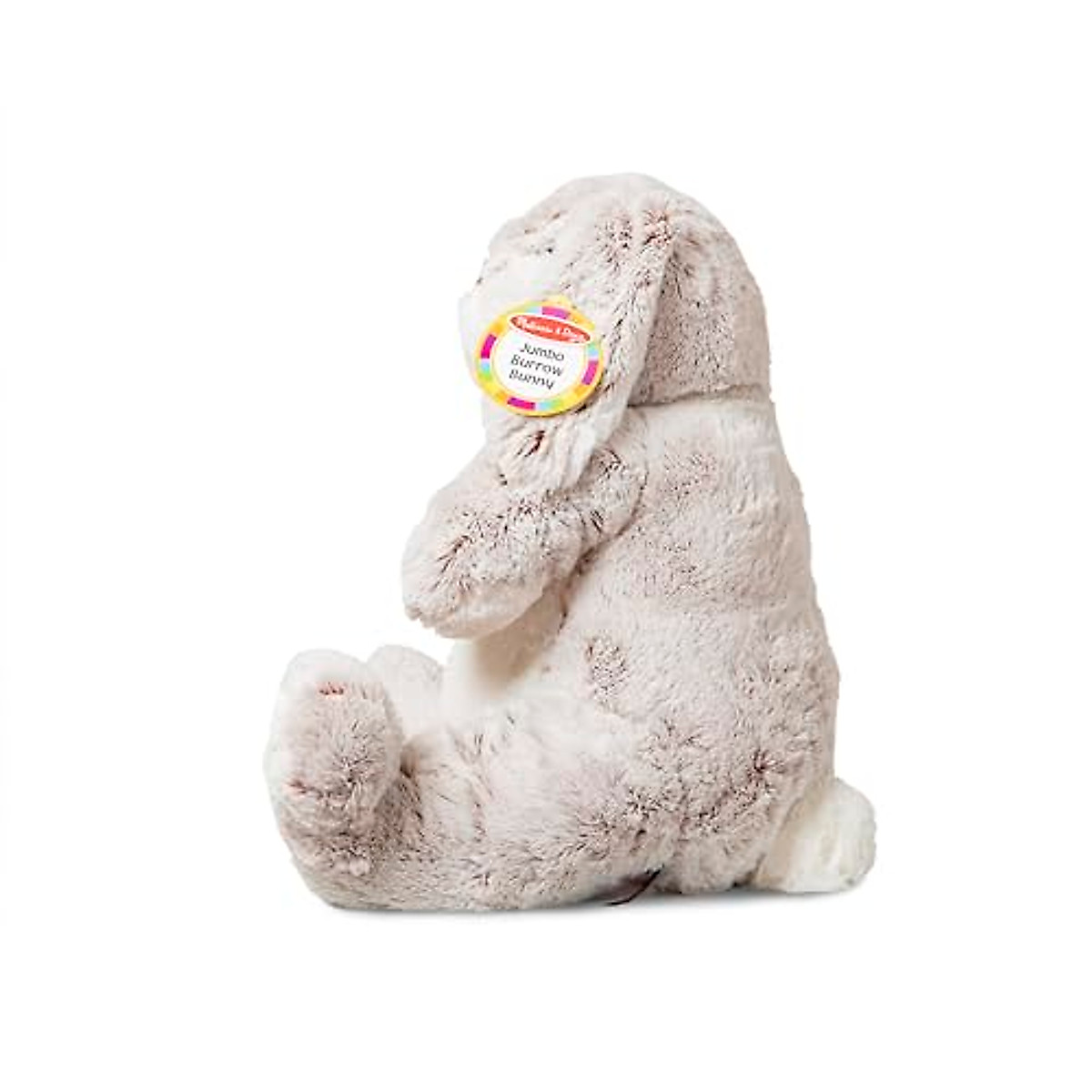 Melissa & Doug Jumbo Burrow Bunny Lop-Eared Rabbit Stuffed Plush Animal (21 Inches Tall)