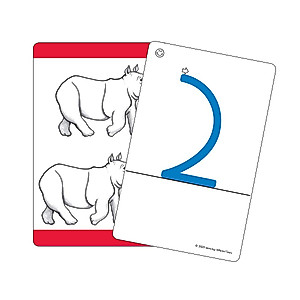 Learning Without Tears 1-2-3 Touch & Flip Sensory Cards- Get Set for School Series- Pre-K and Transitional Kindergarten Manipulative- Tracing, Counting, Sequencing, Math Skills - School or Home Use
