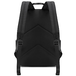 Abshoo Lightweight Backpack for School Classic Basic Water Resistant Casual Daypack Plain Bookbag (Baby Pink)