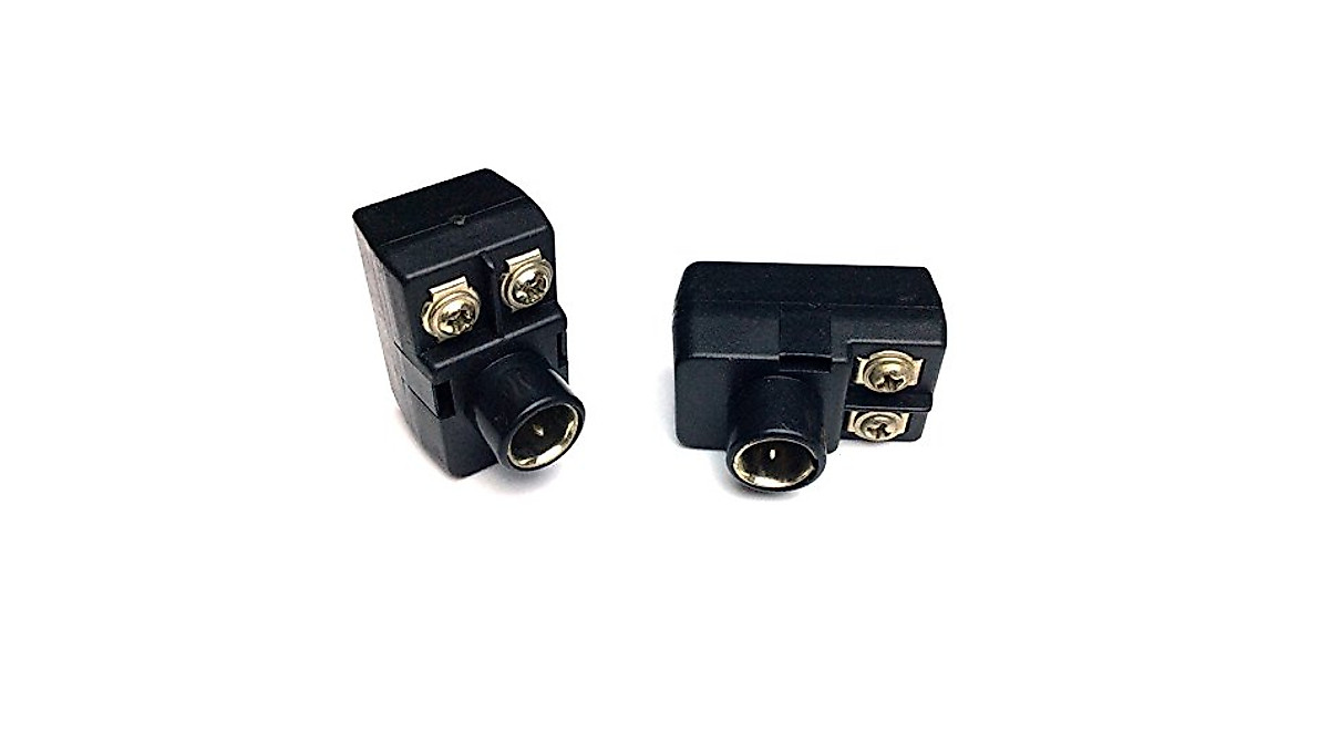 CESS F-Type Balun 300-75 Ohm Connector - 2 Pack