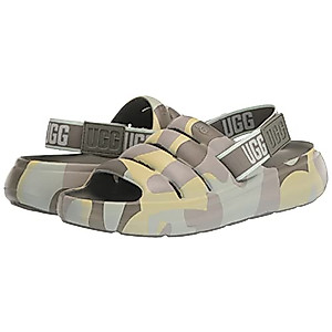 UGG Women's Sport Yeah CAMOPOP Sandal, Moss Green, 7
