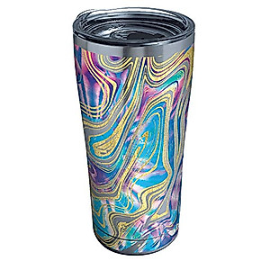 Tervis Tie Dye Swirl Triple Walled Insulated Tumbler Travel Cup Keeps Drinks Cold & Hot, 20oz - Pastel, Stainless Steel